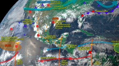 Monzón provocará fuertes lluvias y tormentas eléctricas
